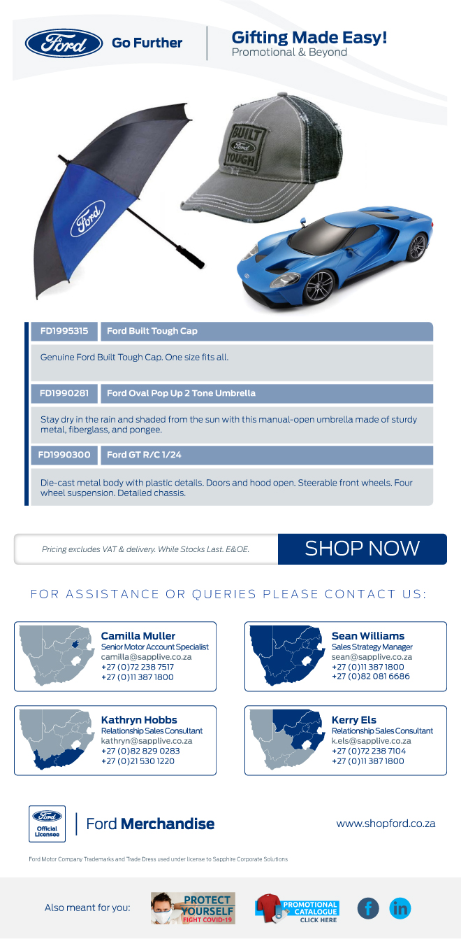 Dealer Merchandise Marketing Support - Official Ford Branded ...