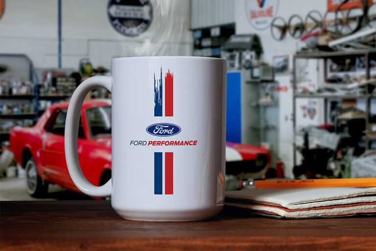 Ford Performance Stripes Mug - Official Ford Branded Merchandise Website